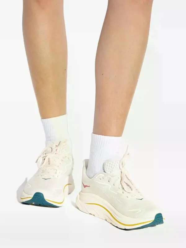 HOKA® Clifton 10 Lace-up Sneakers - Neutrals
