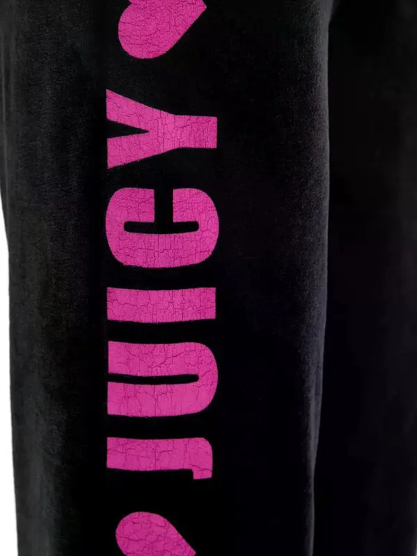 Juicy Couture Drawstring-waist Flared Track Pants
