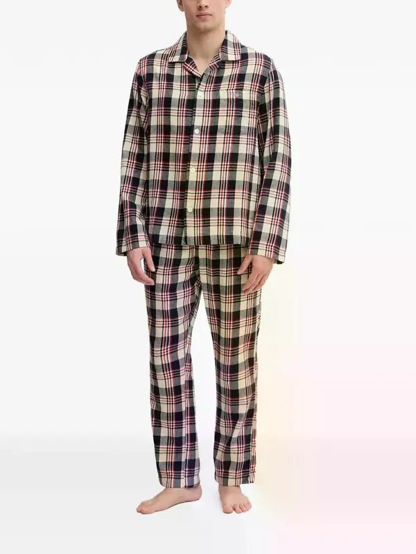 Gant Checked Pajama Set - Neutrals