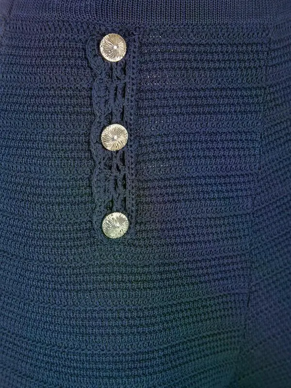 TWINSET Buttoned Crochet Trousers