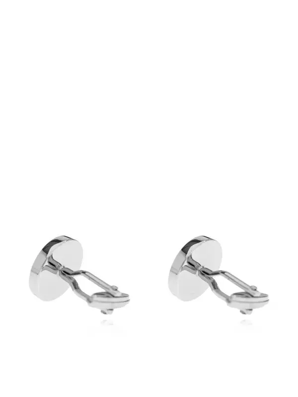 LANVIN Onyx Plated Cufflinks