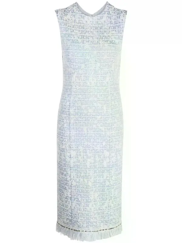 Givenchy 4g Jacquard Tweed Dress