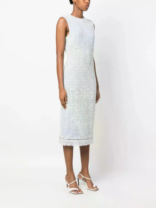 Givenchy 4g Jacquard Tweed Dress