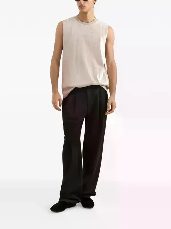 Dolce & Gabbana Sequin Embellished Sleeveless Tank - Neutrals