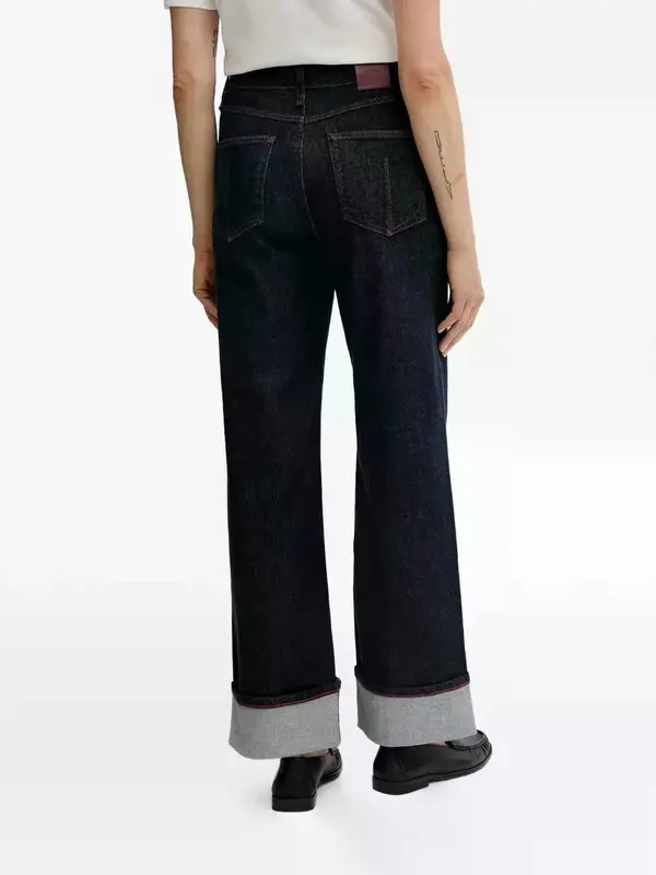 MOS MOSH Button Cuffed Hem Jeans