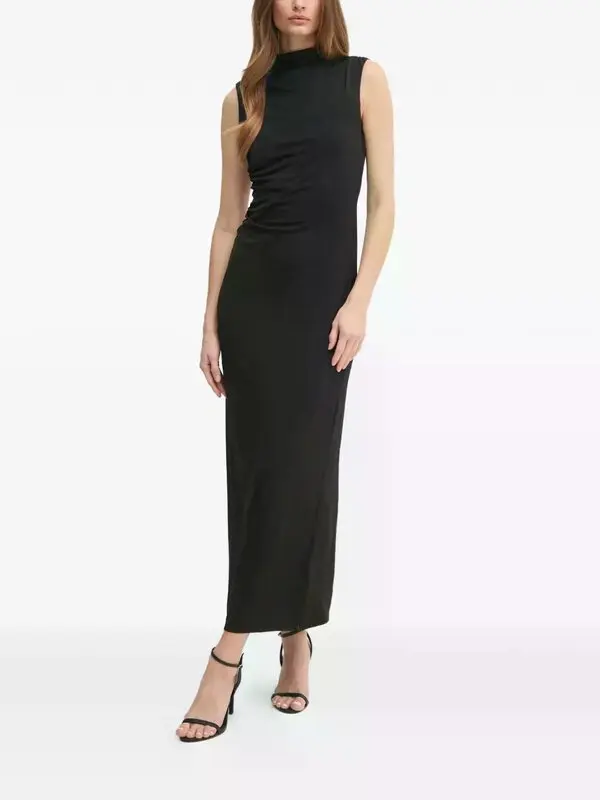 OUI Mock-neck Maxi Dress