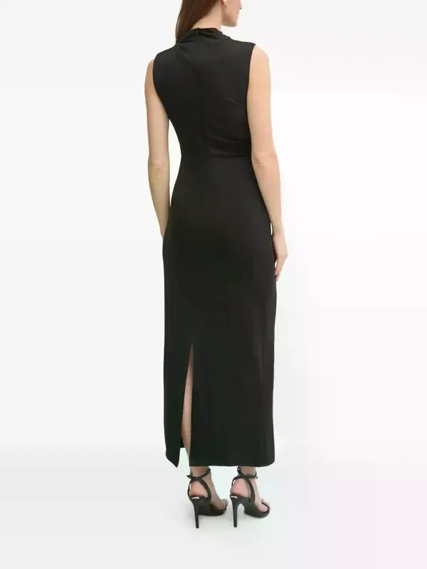 OUI Mock-neck Maxi Dress