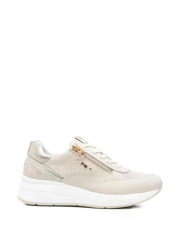 NEROGIARDINI Zip Leather Sneakers