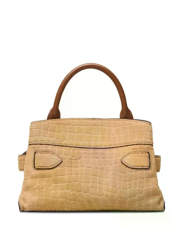 Marc Jacobs The Suede Croc Dakota Tote Bag - Brown