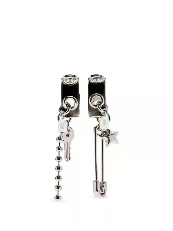 Marc Jacobs The Punk Beauty Earrings - Silver
