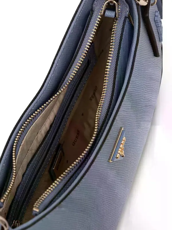 Guess Triangle-logo Charm Satchel
