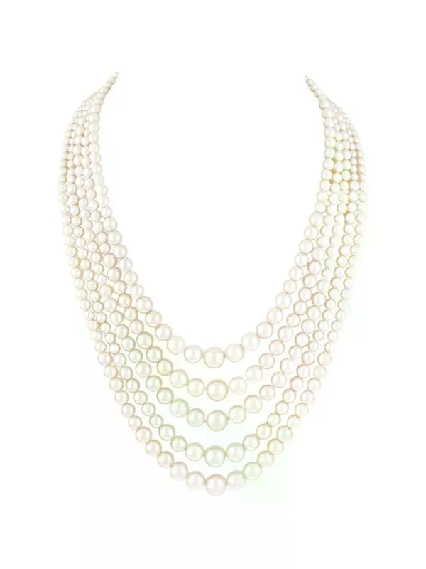 SUSAN CAPLAN 1980 Strand Pearl Necklace - White