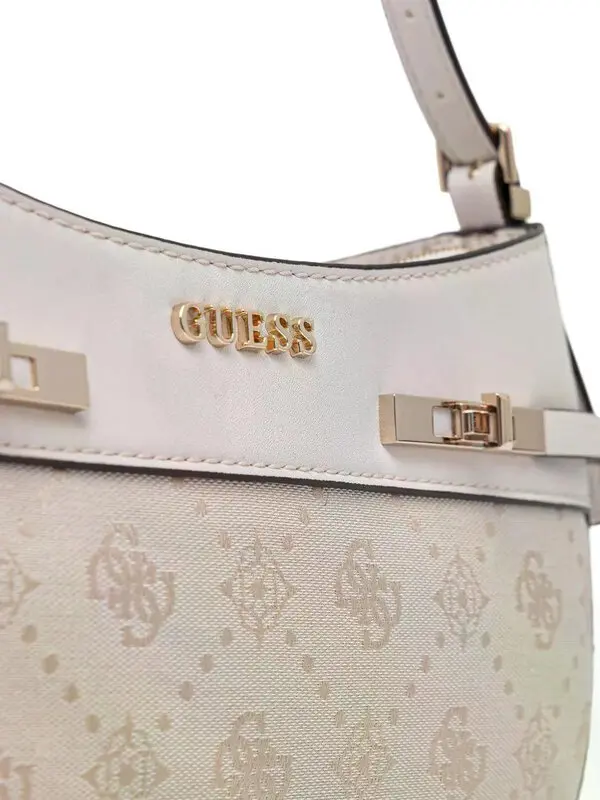 Guess Monogram Hardware Tote Bag