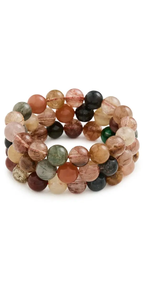 Alexa Leigh Beaded Bracelet Set - Natural