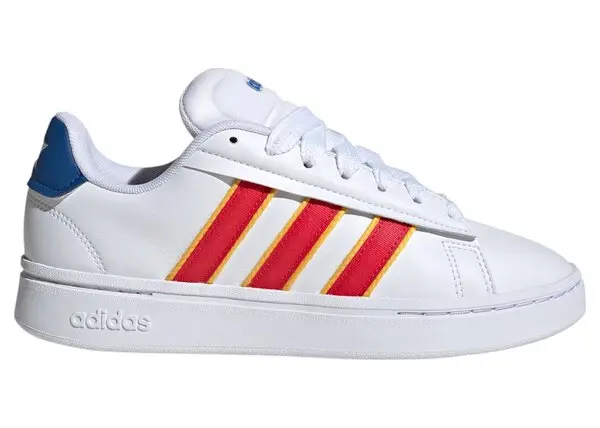 Adidas Grand Court Alpha 00s - Cloud White/pure Ruby/royal Blue