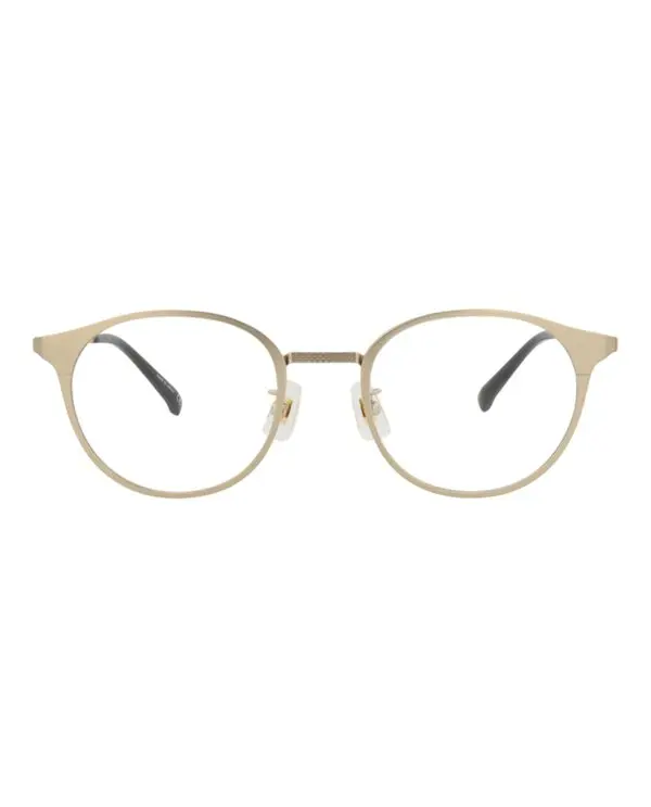 Dunhill Round Frame Optical Frames - Gold Gold Transparent (du0044o/30012381/008)
