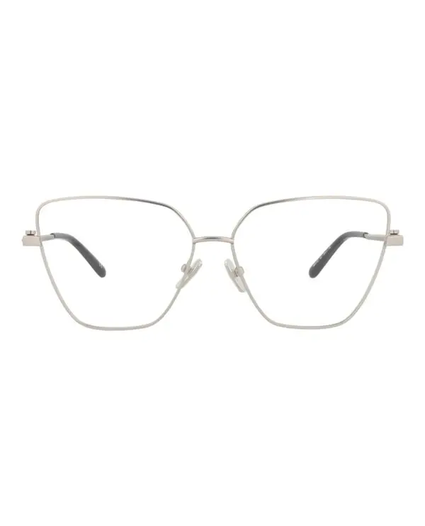 Balenciaga Cat Eyeframe Metal Optical Frames - Silver Silver Transparent (bb0170o/30011327/001)