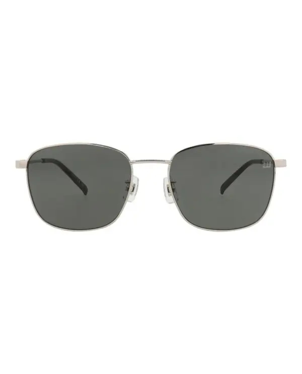 Dunhill Square Frame Metal Sunglasses - Silver Silver Grey (du0065s/30014061/004)