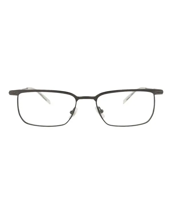 Montblanc Squareframe Metal Optical Frames - Ruthenium Ruthenium Transparent (mb0219o/30012171/003)