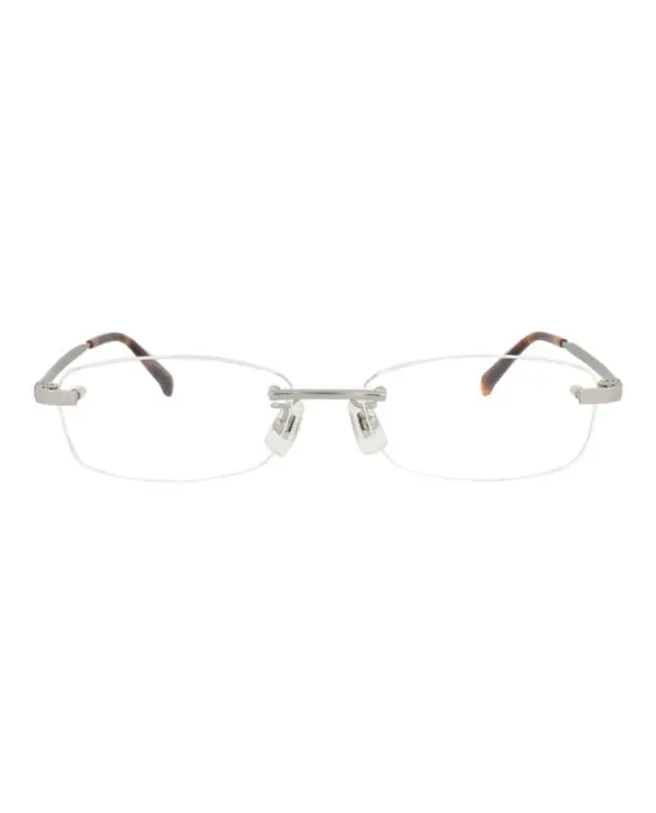 Dunhill Square-frame Titanium Optical Frames - Silver Silver Transparent (du0017oj/30009718/001)