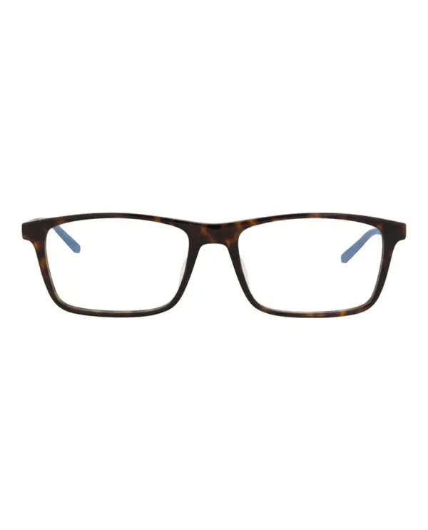 Montblanc Squareframe Acetate Optical Frames - Havana Ruthenium Transparent (mb0120o/30009081/006)