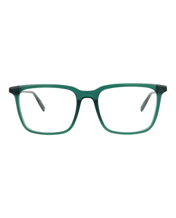 Montblanc Squareframe Acetate Optical Frames - Green Green Transparent (mb0011o/30006759/020)