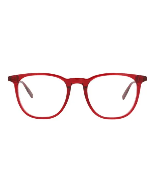 Montblanc Squareframe Acetate Optical Frames - Burgundy Burgundy Transparent (mb0010o/30006803/018)