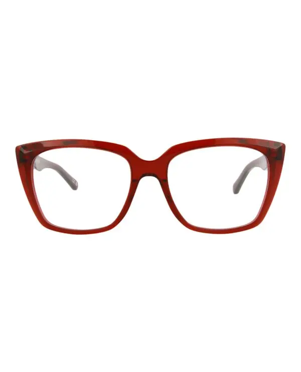 Balenciaga Cat Eye Acetate Optical Frames - Red Red Transparent (bb0062o/30008236/005)