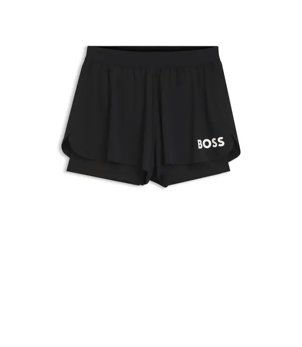 BOSS Stretch-jersey Shorts With Logo