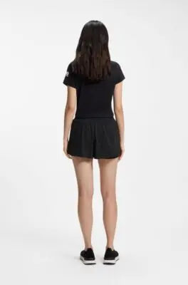 BOSS Stretch-jersey Shorts With Logo