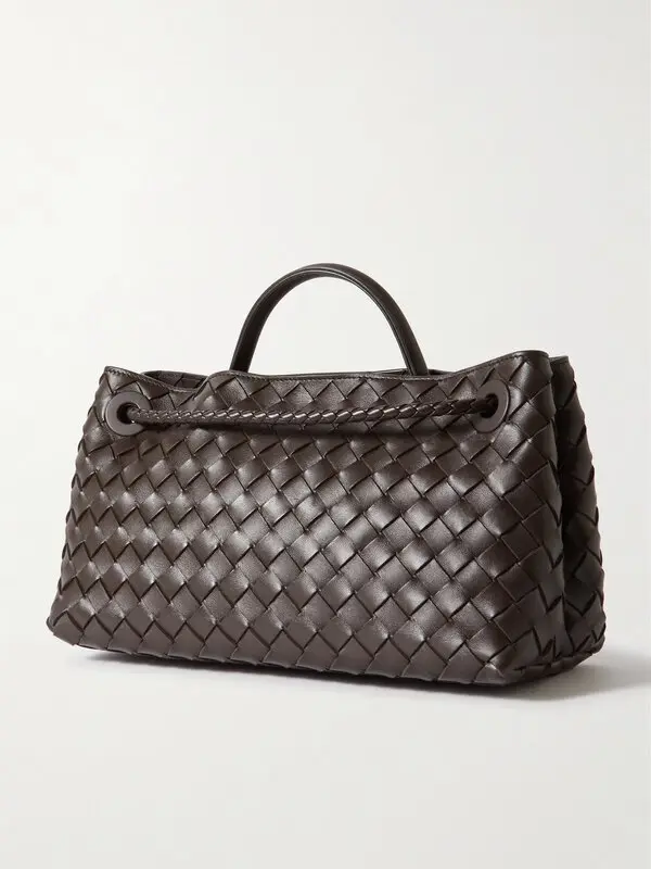 Bottega Veneta East/west Andiamo Small Intrecciato Leather Tote