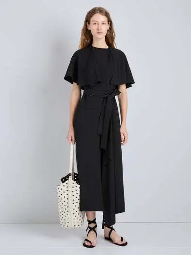 Proenza Schouler Isolde Midi Dress - Black