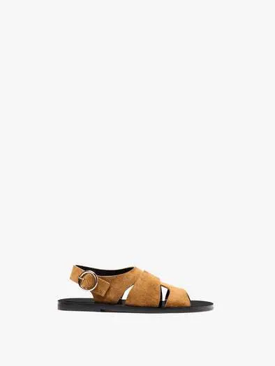 Proenza Schouler Capri Fisherman Sandals - Mushroom