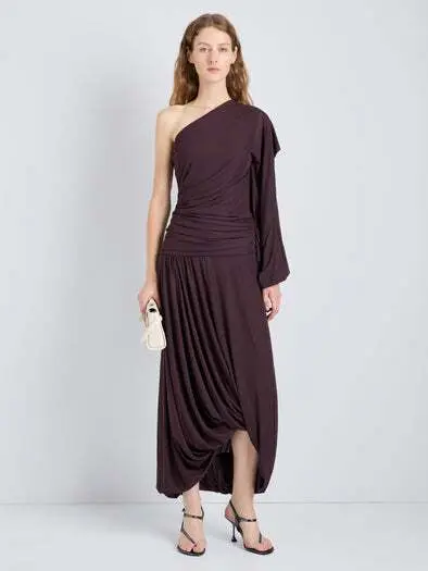 Proenza Schouler Gauzy Pleated Jersey Gabri Dress