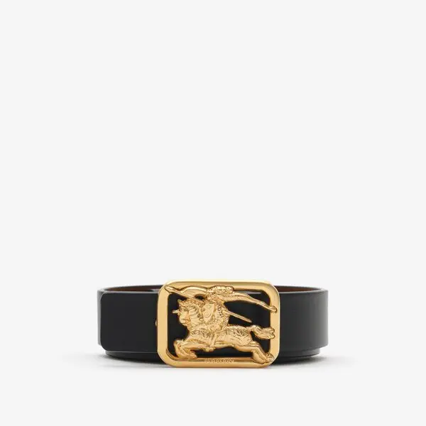 Burberry Reversible Leather Rider Belt - Black/hazel Brown