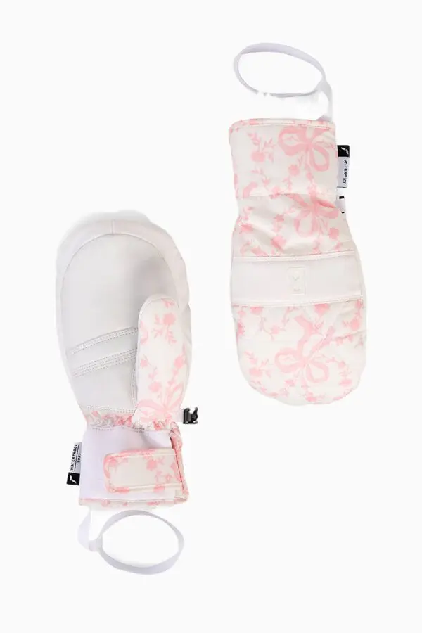 LoveShackFancy Bogner Fire+ice X Pia Gloves - Coquette Bow