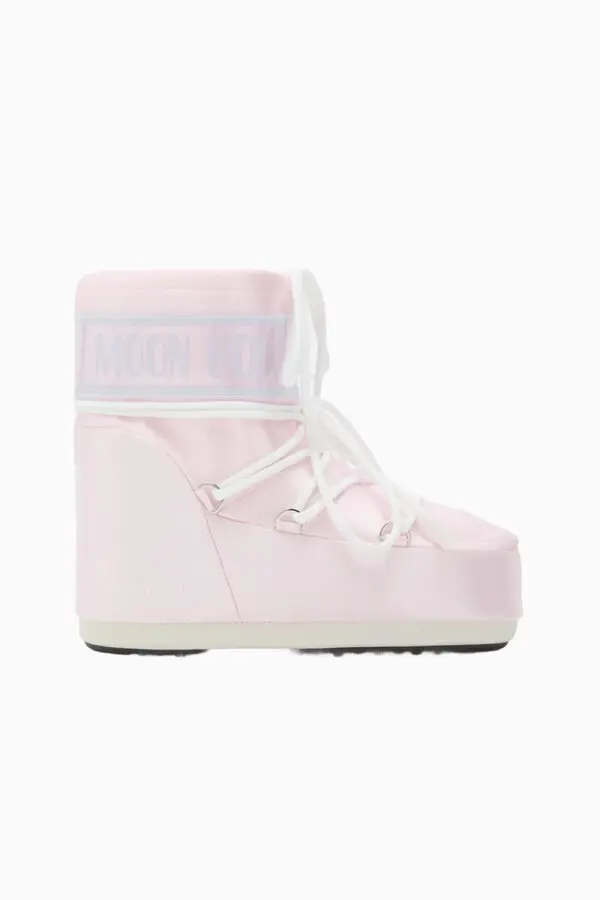 LoveShackFancy Icon Low Rose Pearly Boots