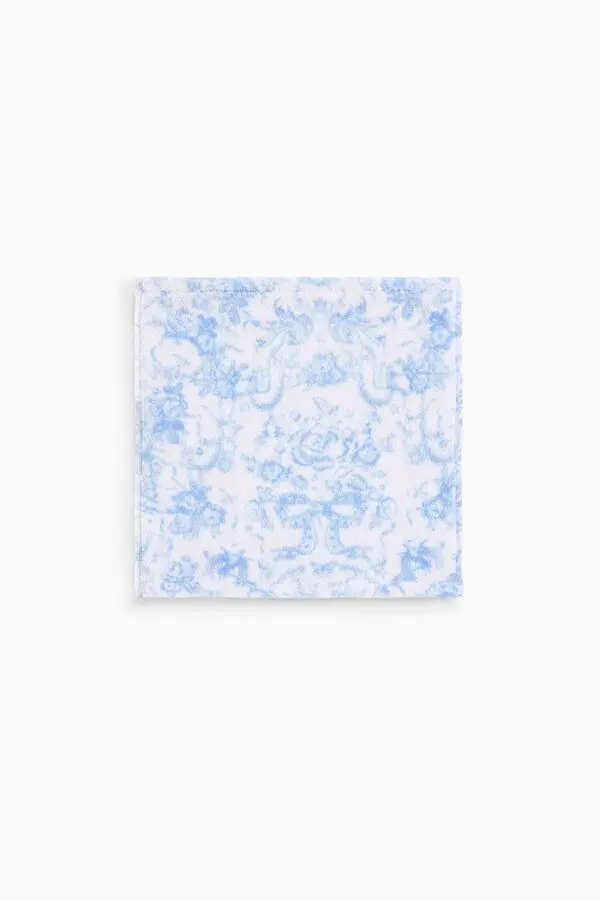 LoveShackFancy Cotton Wash Cloths - Nantucket Blue
