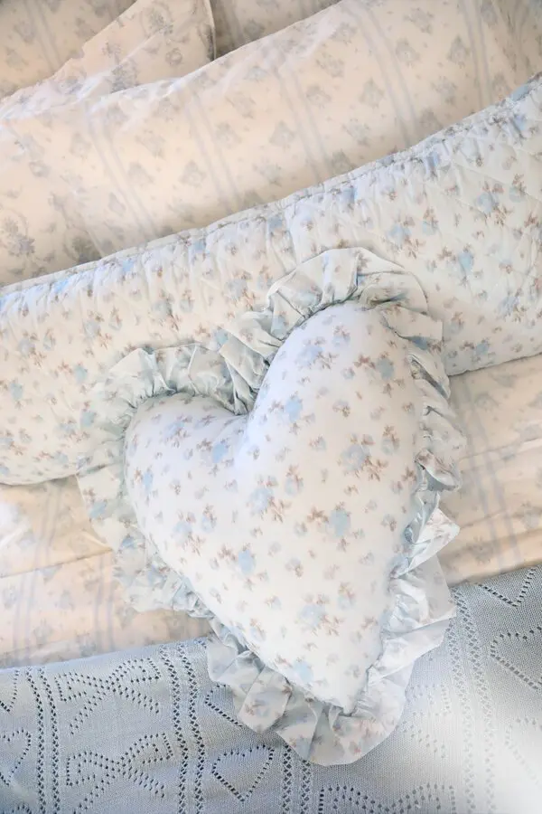 LoveShackFancy Pointelle Throw Blanket - Rosewater