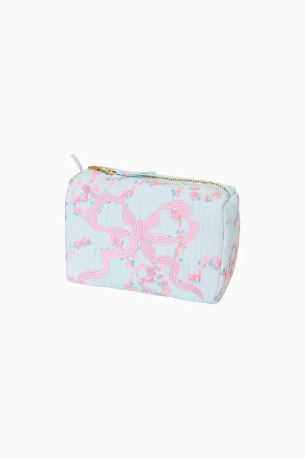 LoveShackFancy Mini Octavia Pouch - Spruce Mint