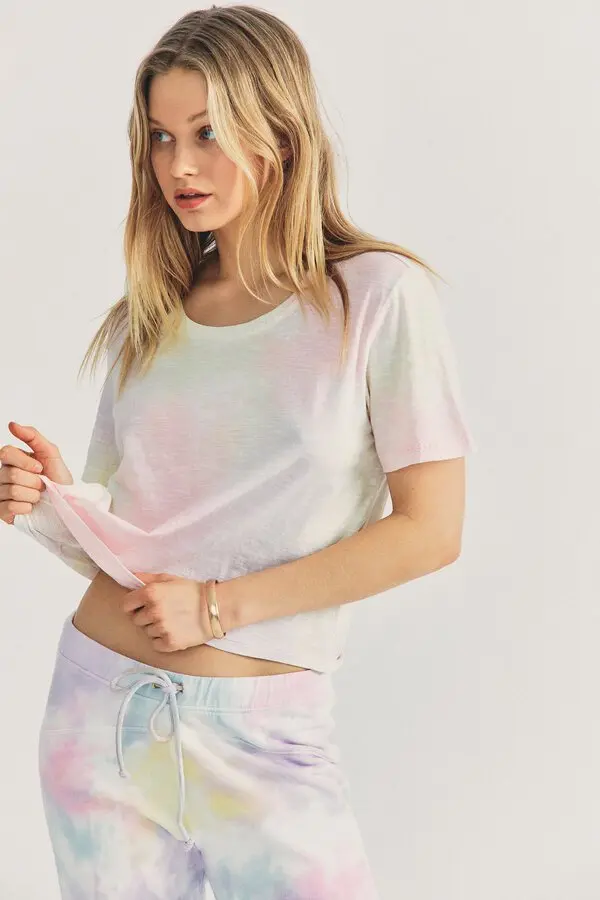 LoveShackFancy Calix Cotton Tee