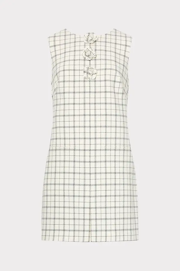 MILLY Saylor Plaid Mini Dress