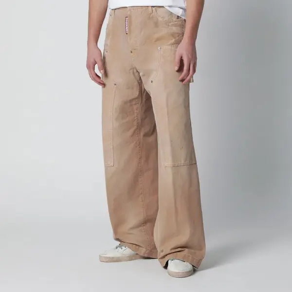 Dsquared2 Vintage-effect Carpenter Jeans - Beige