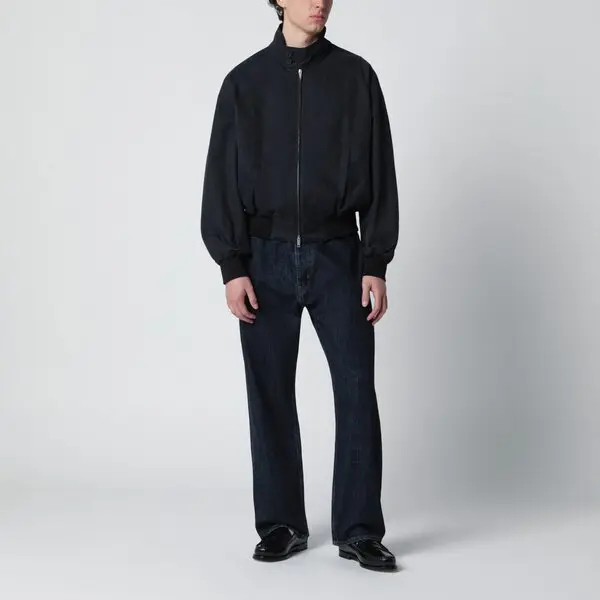 Studio Nicholson Cotton-blend Bomber Jacket - Blue