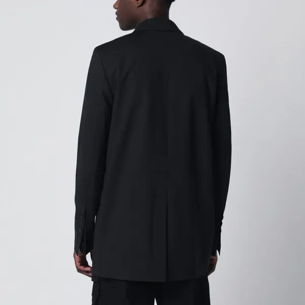 Rick Owens Single-breasted Wool Jacket