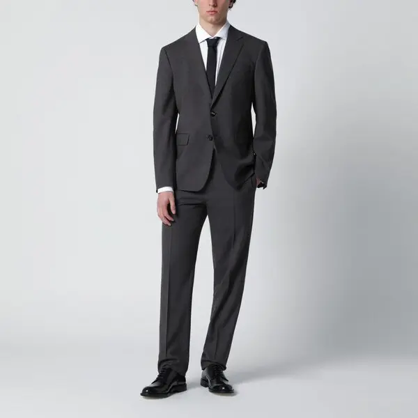 Dsquared2 Single-breasted Suit In Wool Blend - Grey