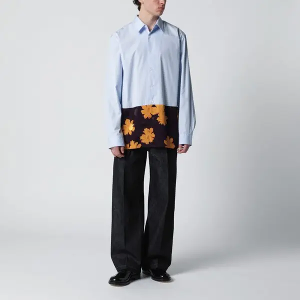 Dries Van Noten Shirt With Floral Insert