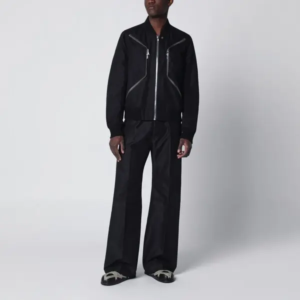 Rick Owens Zip-up Cotton-blend Jacket