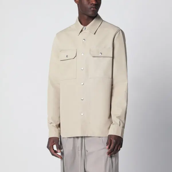 Rick Owens Cotton-blend Shirt - Beige