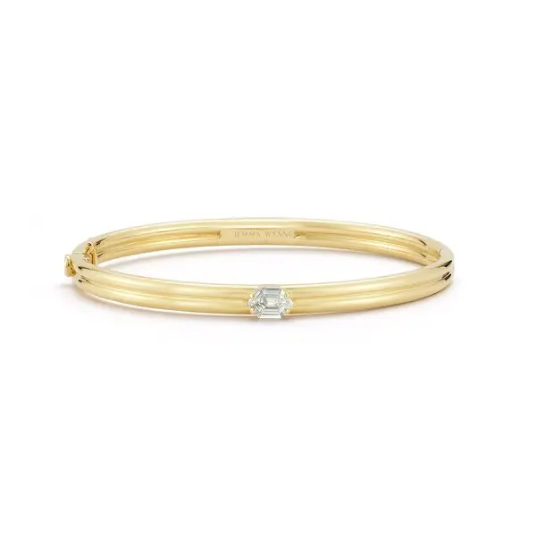JEMMA WYNNE Forme Diamond Hexagon Cuff